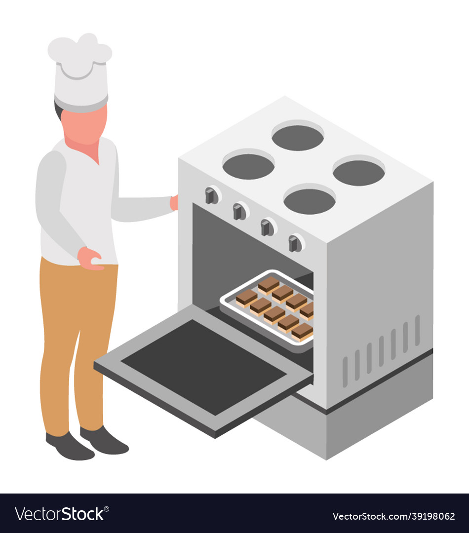 Baker Royalty Free Vector Image - VectorStock