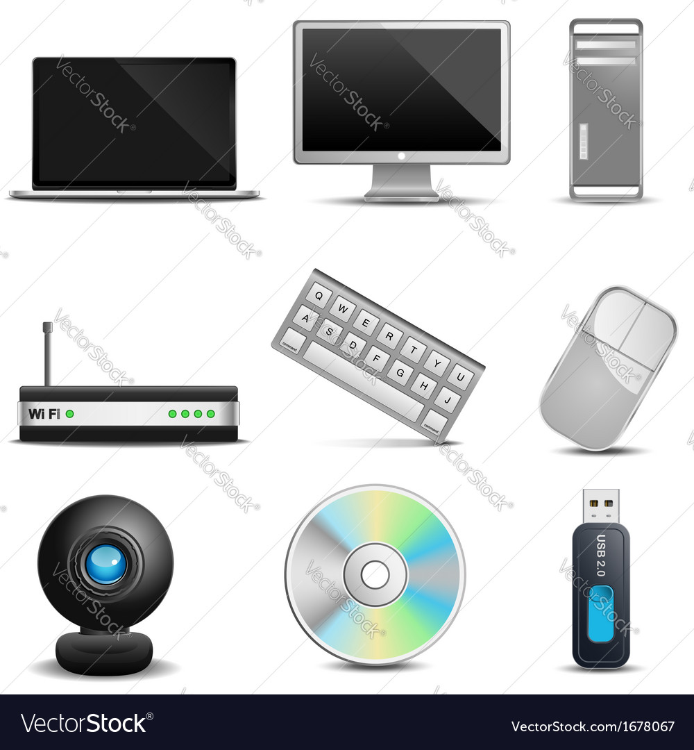 Computer icons Royalty Free Vector Image - VectorStock