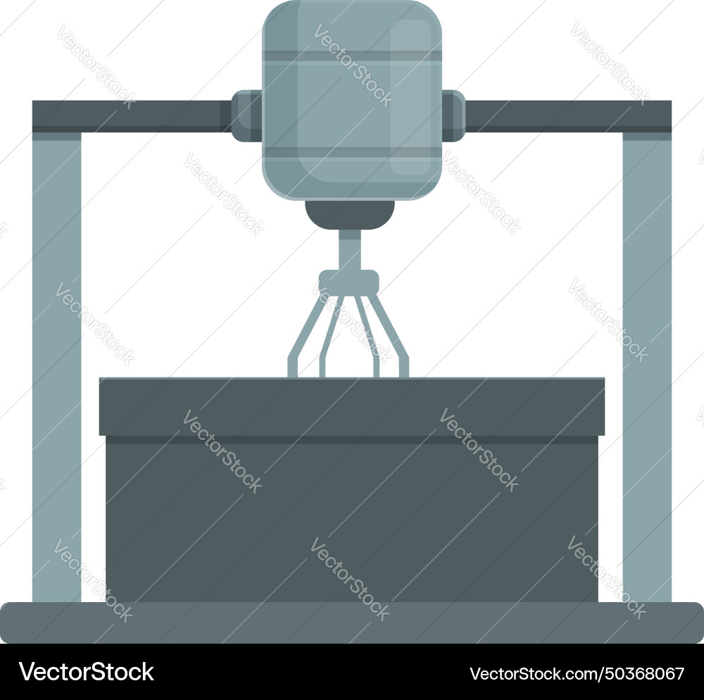 Mixer paper process icon cartoon industry Vector Image