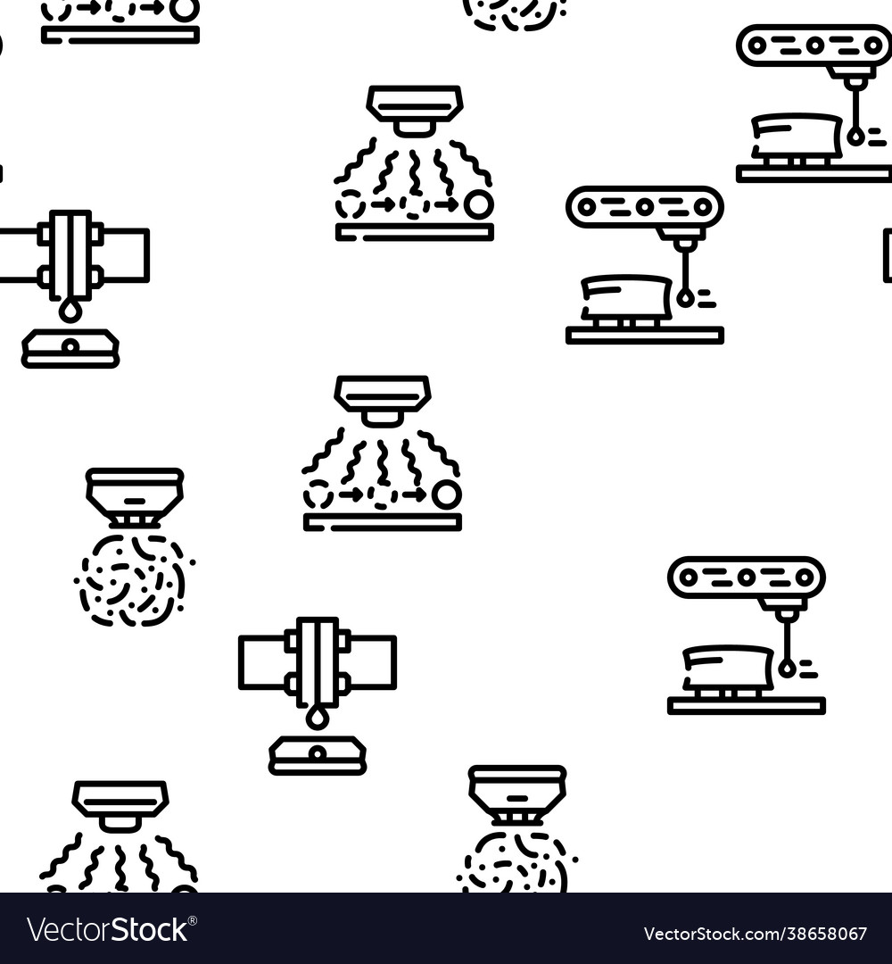 Sensor electronic tool seamless pattern Royalty Free Vector