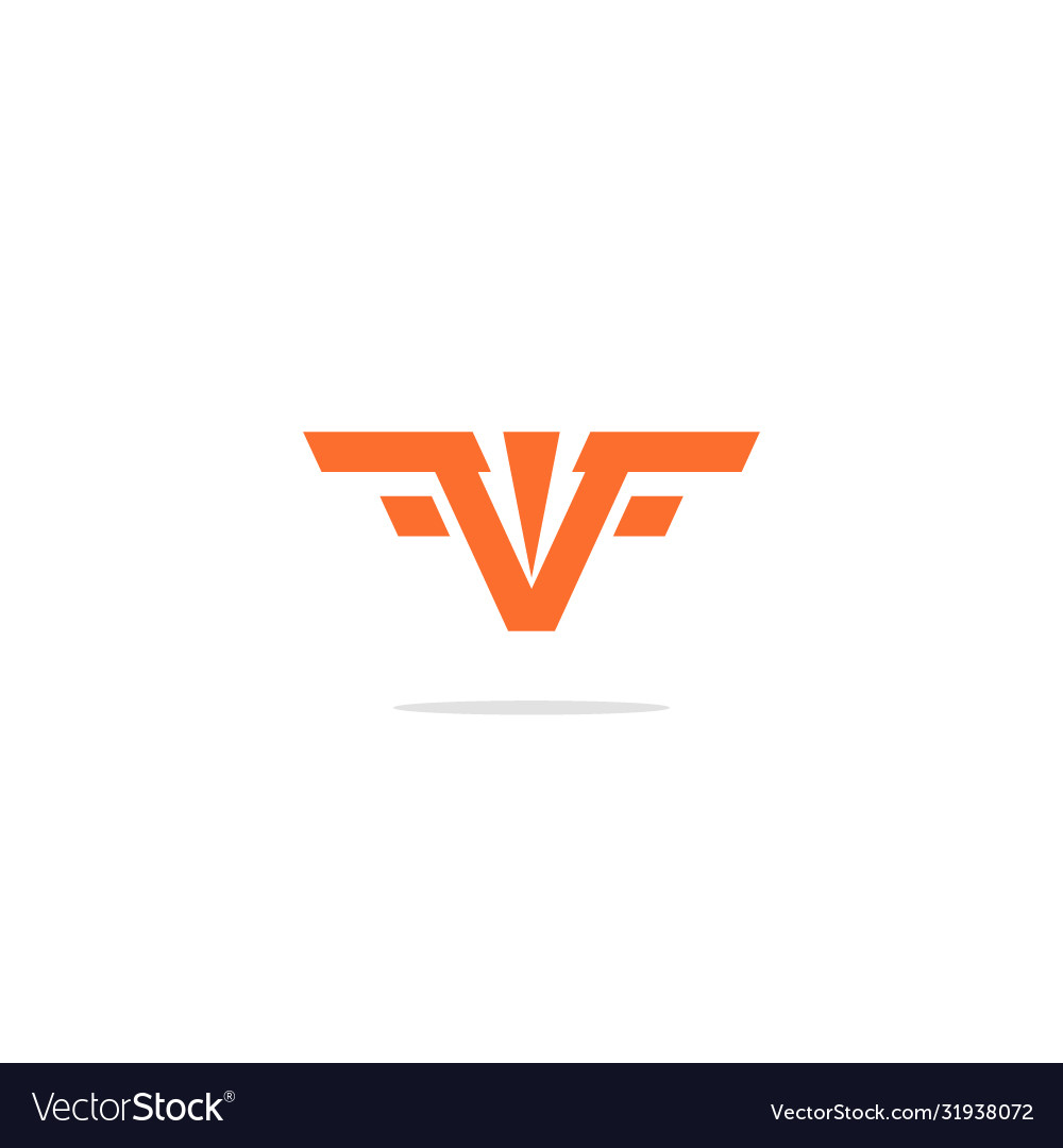 V initial logo Royalty Free Vector Image - VectorStock
