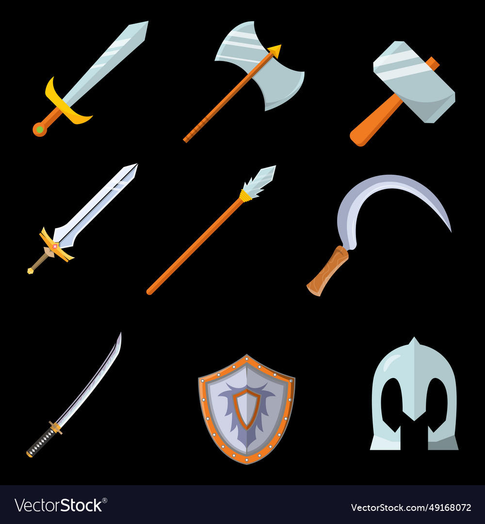 Weapon game element Royalty Free Vector Image - VectorStock