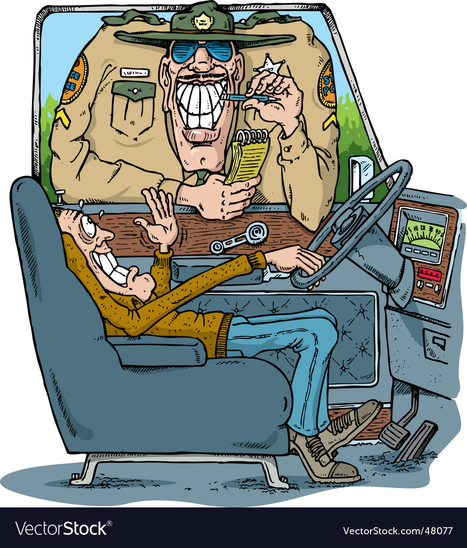 State trooper Royalty Free Vector Image - VectorStock