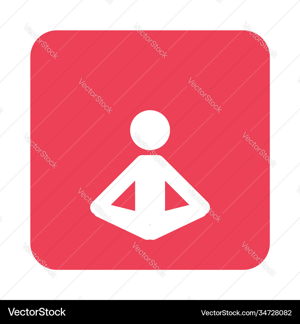 Athlete silhouette symbol on isolated background Vector Image
