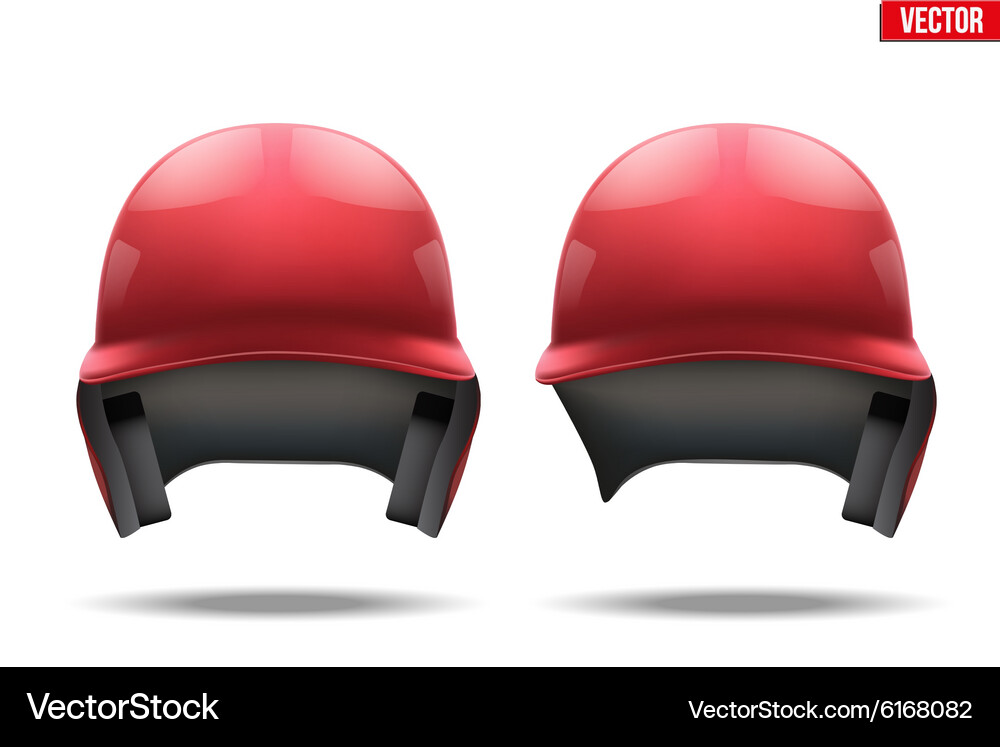 Baseball helmet Royalty Free Vector Image - VectorStock
