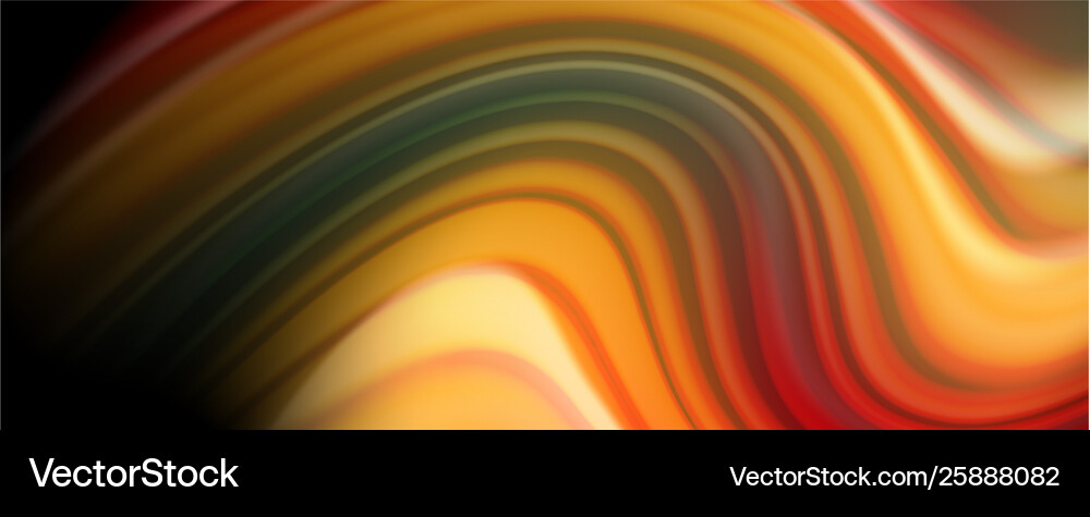 Flowing liquid colors - modern colorful flow Vector Image