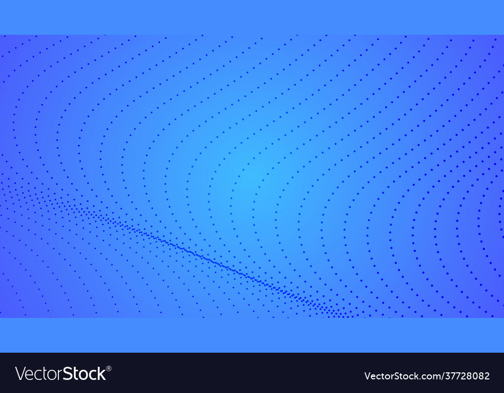 Halftone gradient background with dots Royalty Free Vector