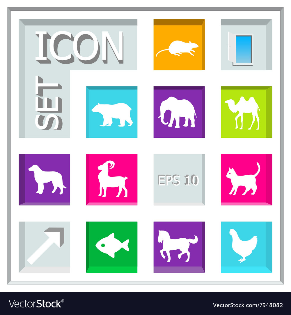 Icon set Royalty Free Vector Image - VectorStock