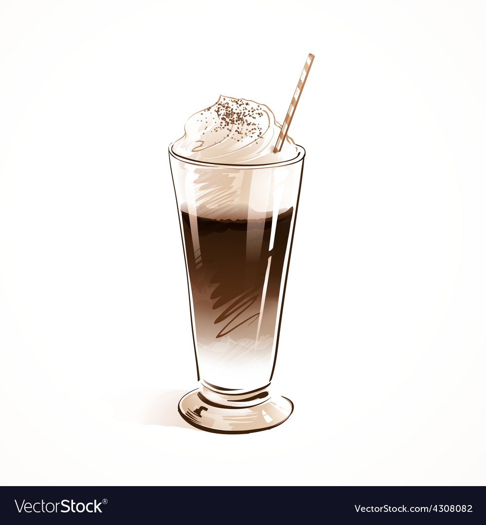 Latte Royalty Free Vector Image - VectorStock