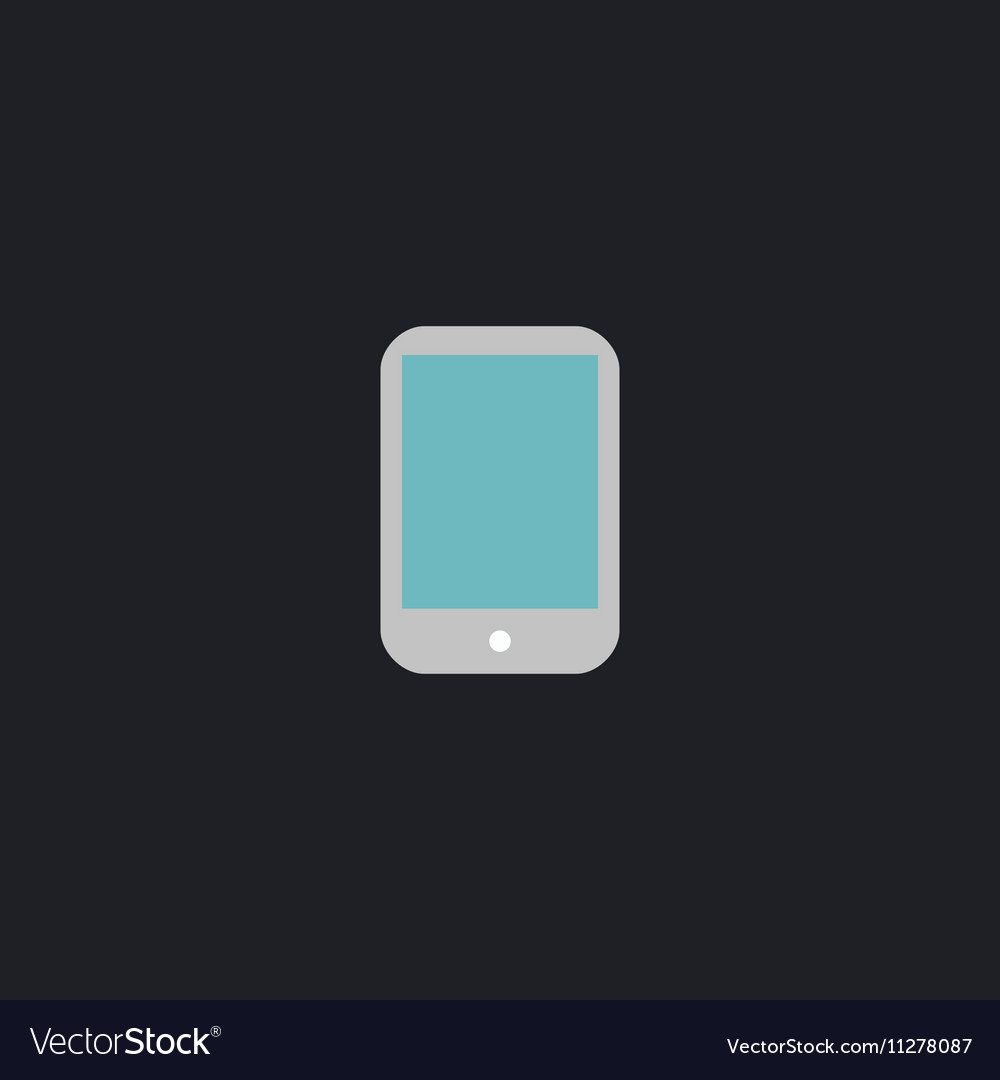 Tablet pc computer symbol Royalty Free Vector Image