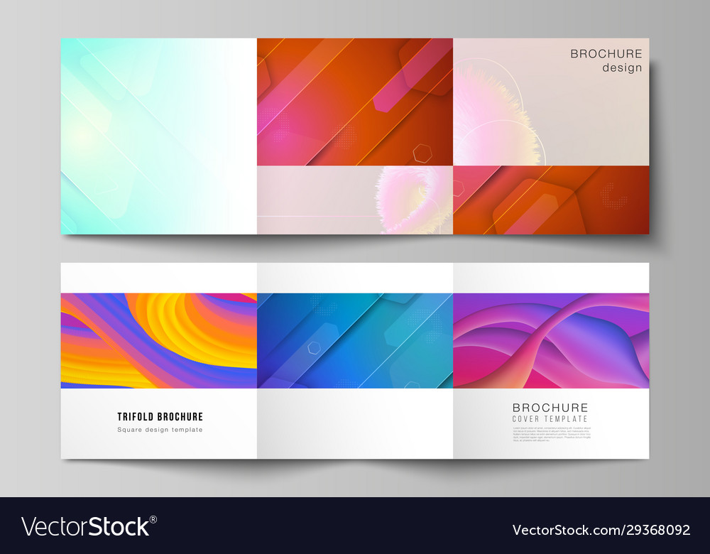 Minimal editable layout square format Royalty Free Vector