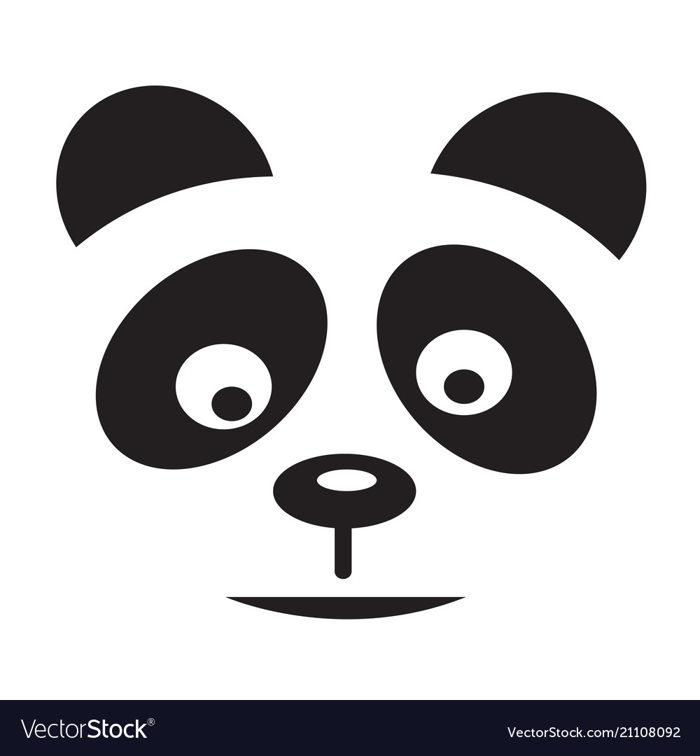 Panda icon Royalty Free Vector Image - VectorStock