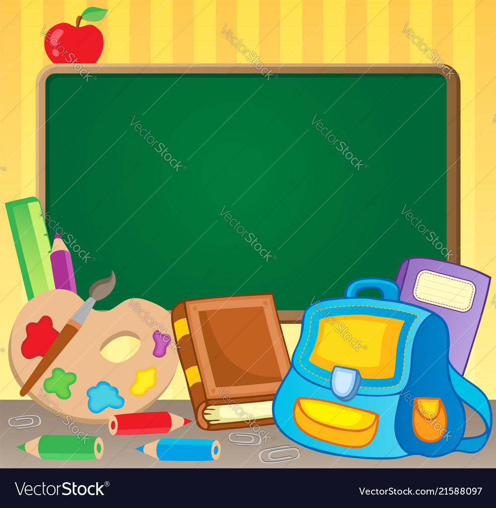 Schoolboard theme image 1 Royalty Free Vector Image