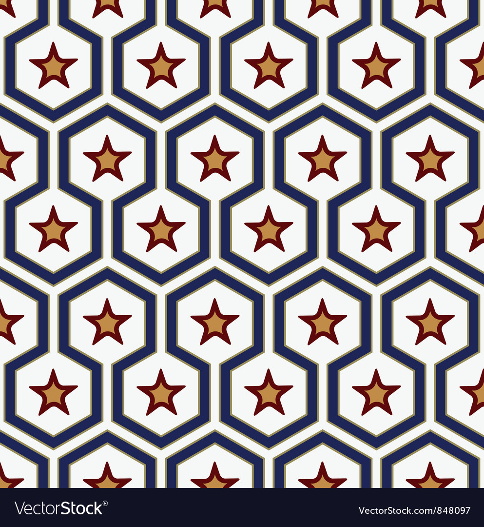 Star pattern background Royalty Free Vector Image