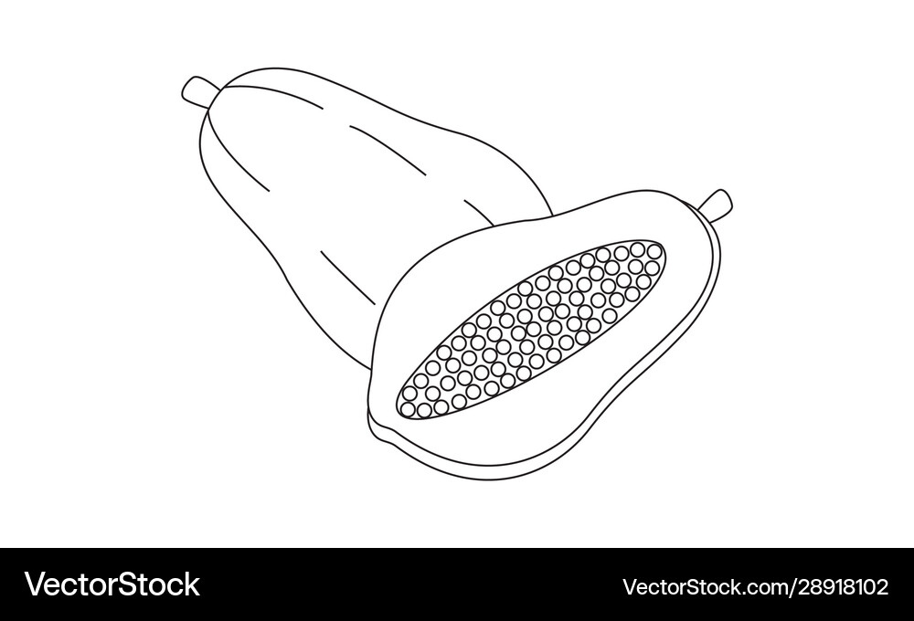 Coloring book fruit to educate kids learn colors Vector Image