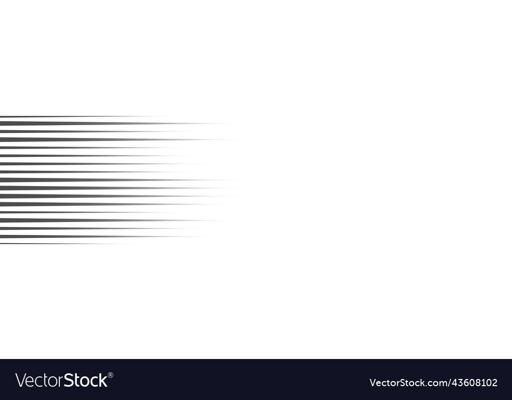 Horizontal sharp lines the effect of movement Vector Image