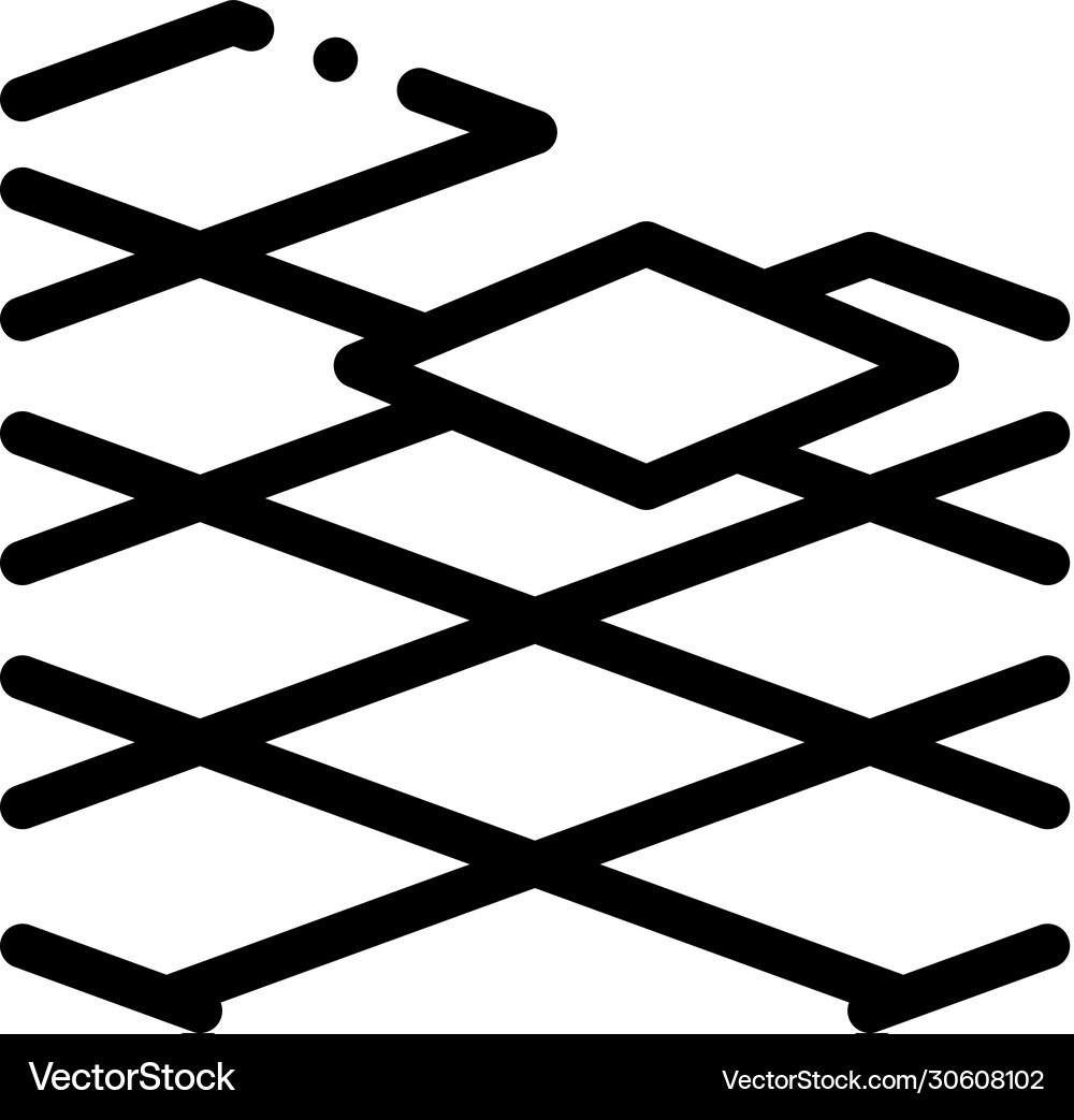 Laying floor tiles icon outline Royalty Free Vector Image