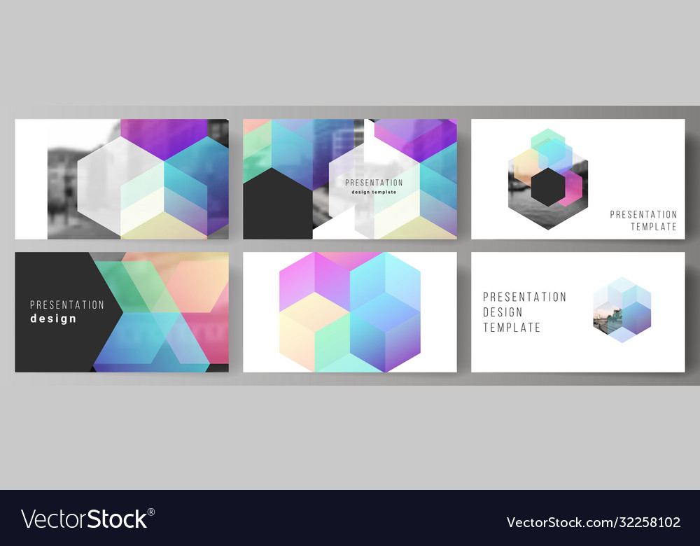 Layout presentation slides design Royalty Free Vector Image