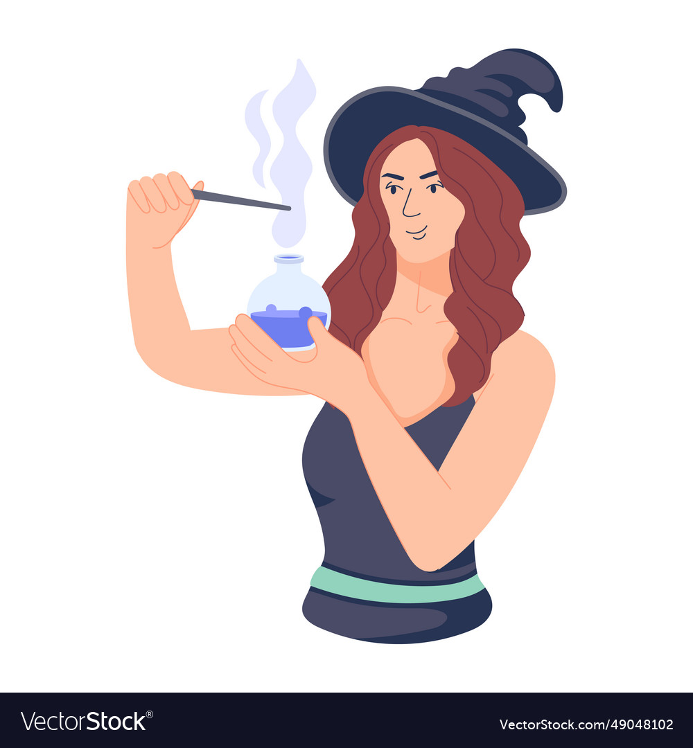 Witch elixir Royalty Free Vector Image - VectorStock