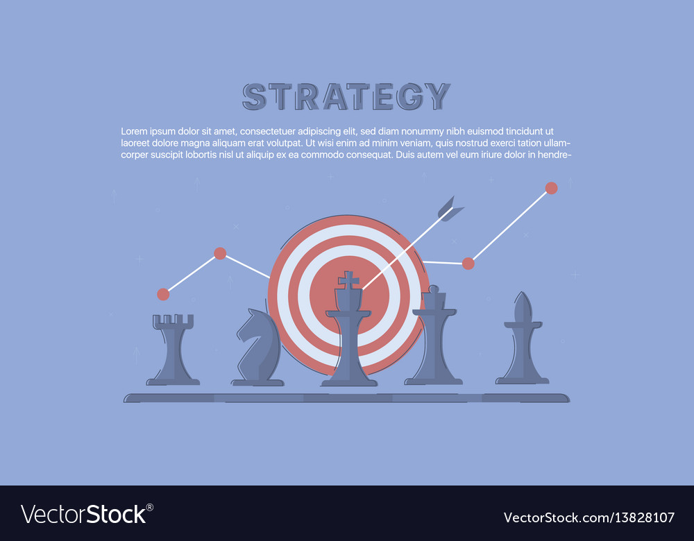 Business and marketing strategy Royalty Free Vector Image