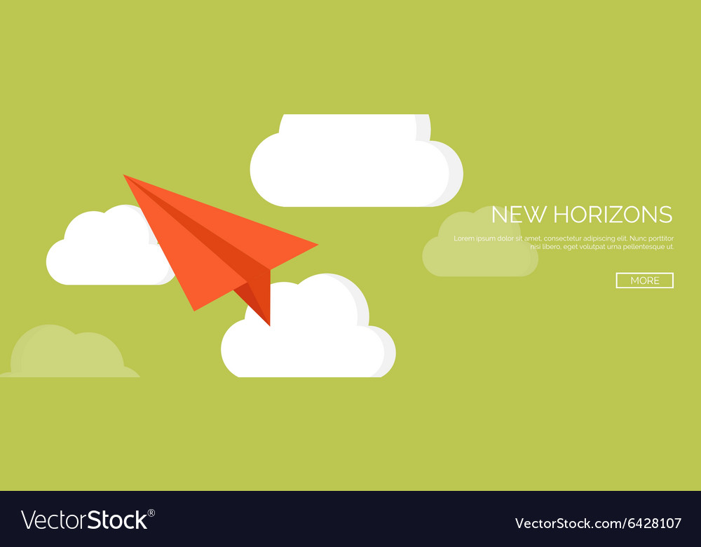 Flat background with paper Royalty Free Vector Image