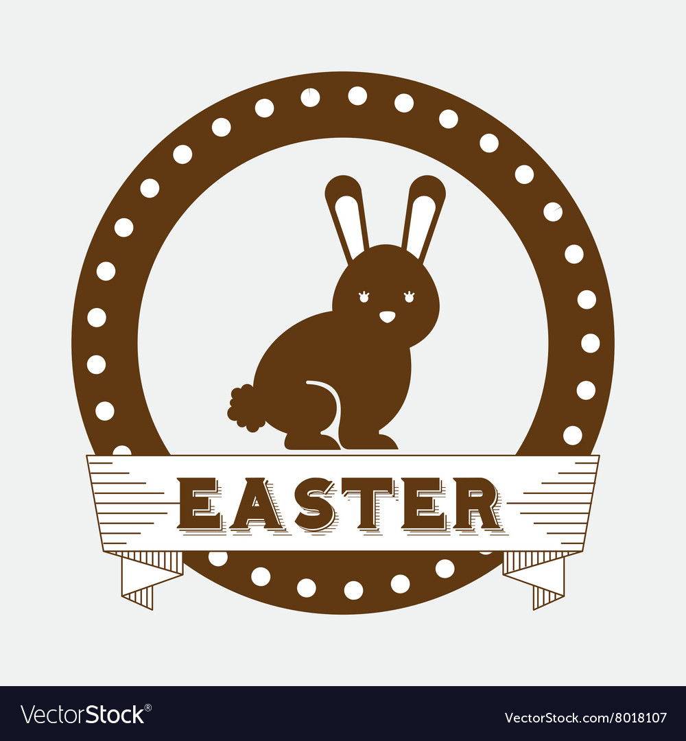 Happy easter design Royalty Free Vector Image - VectorStock