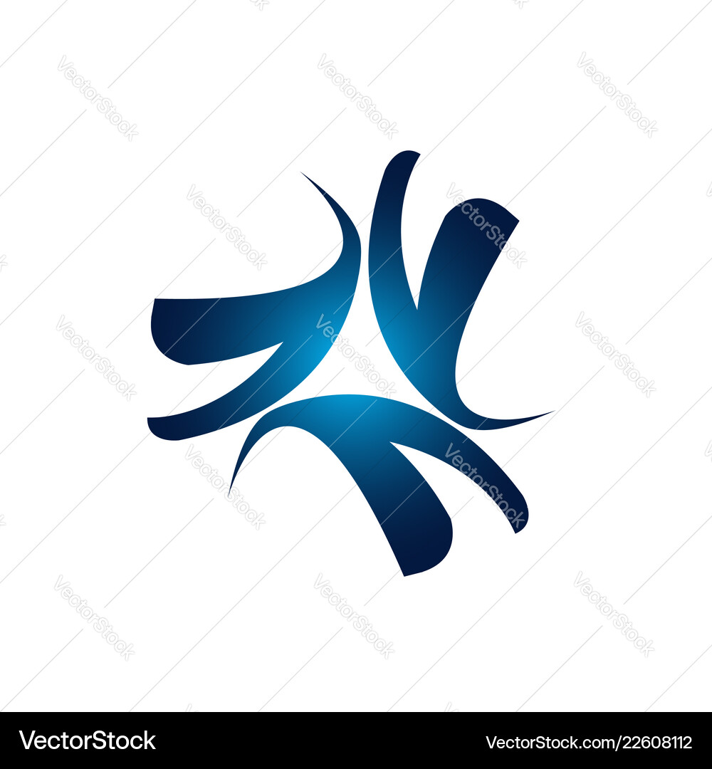 Color triangle abstract logo bright colorful Vector Image