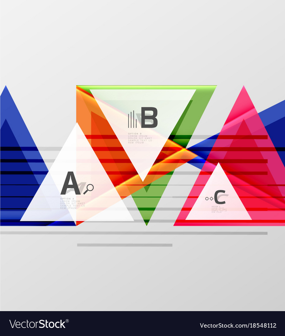 Colorful abstract shapes background Royalty Free Vector