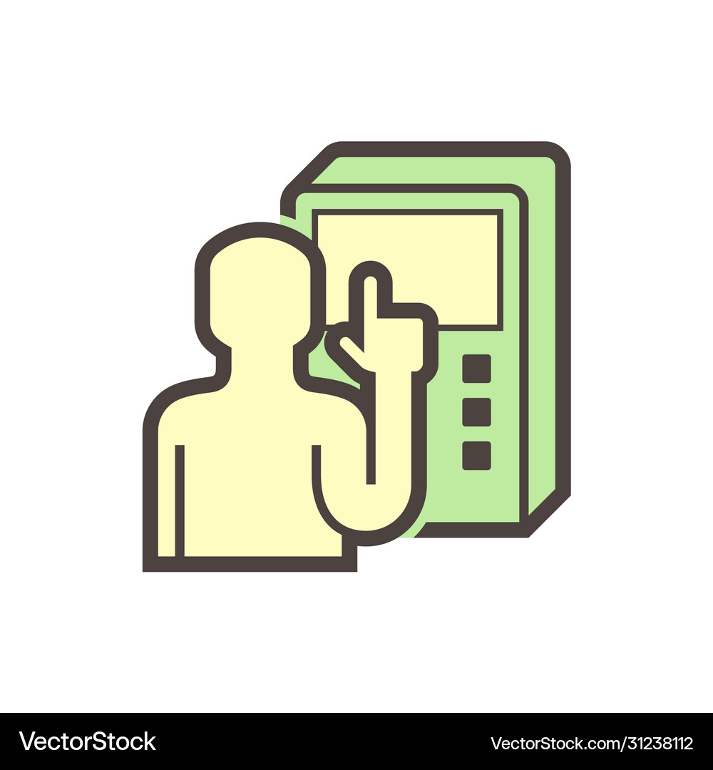 Concrete testing icon Royalty Free Vector Image