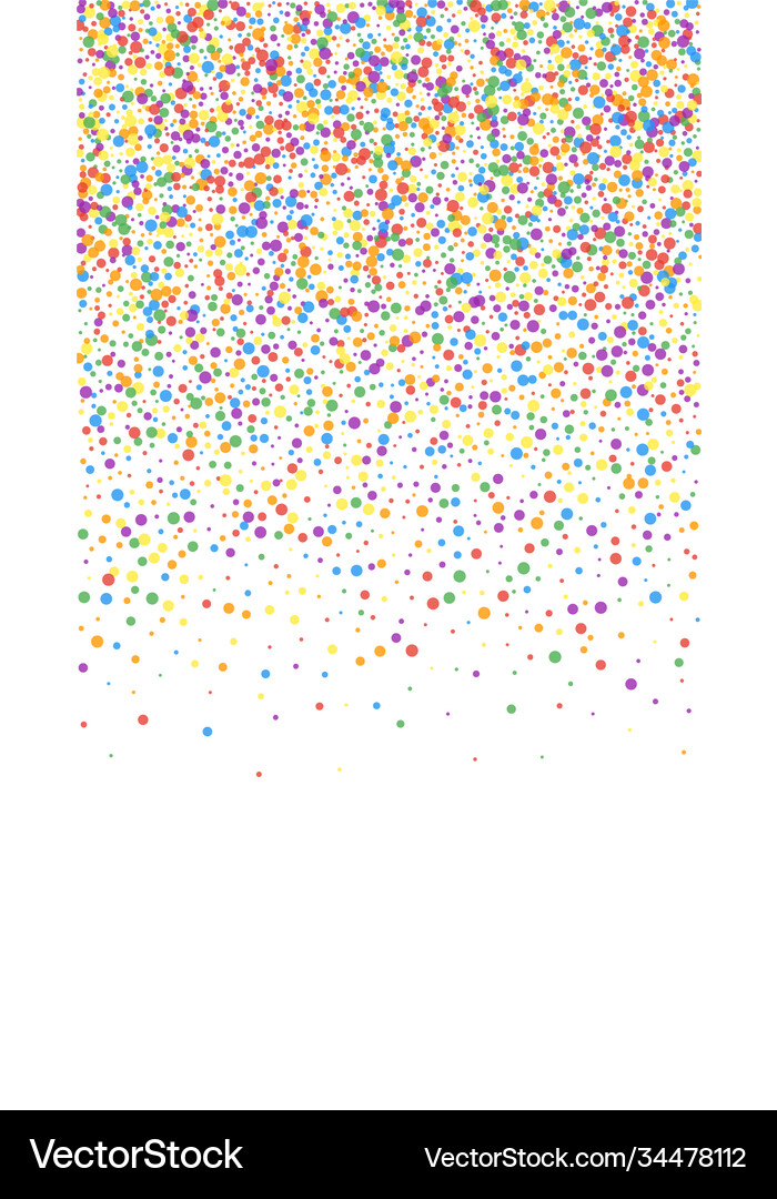 Festive unusual confetti celebration stars joyou Vector Image