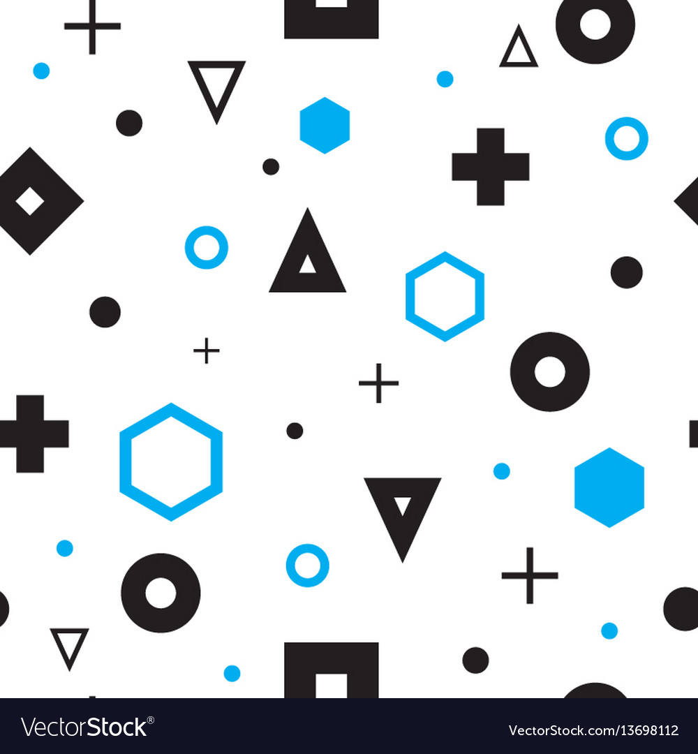 Geometric abstract pattern Royalty Free Vector Image