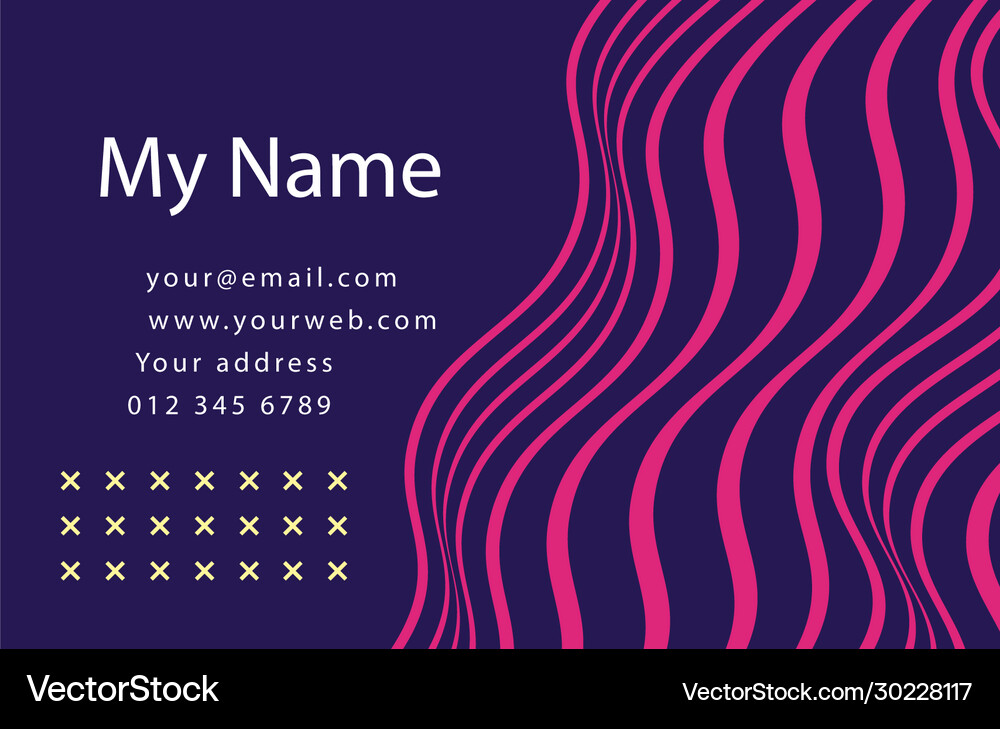 Abstract shapes business card pack Royalty Free Vector Image