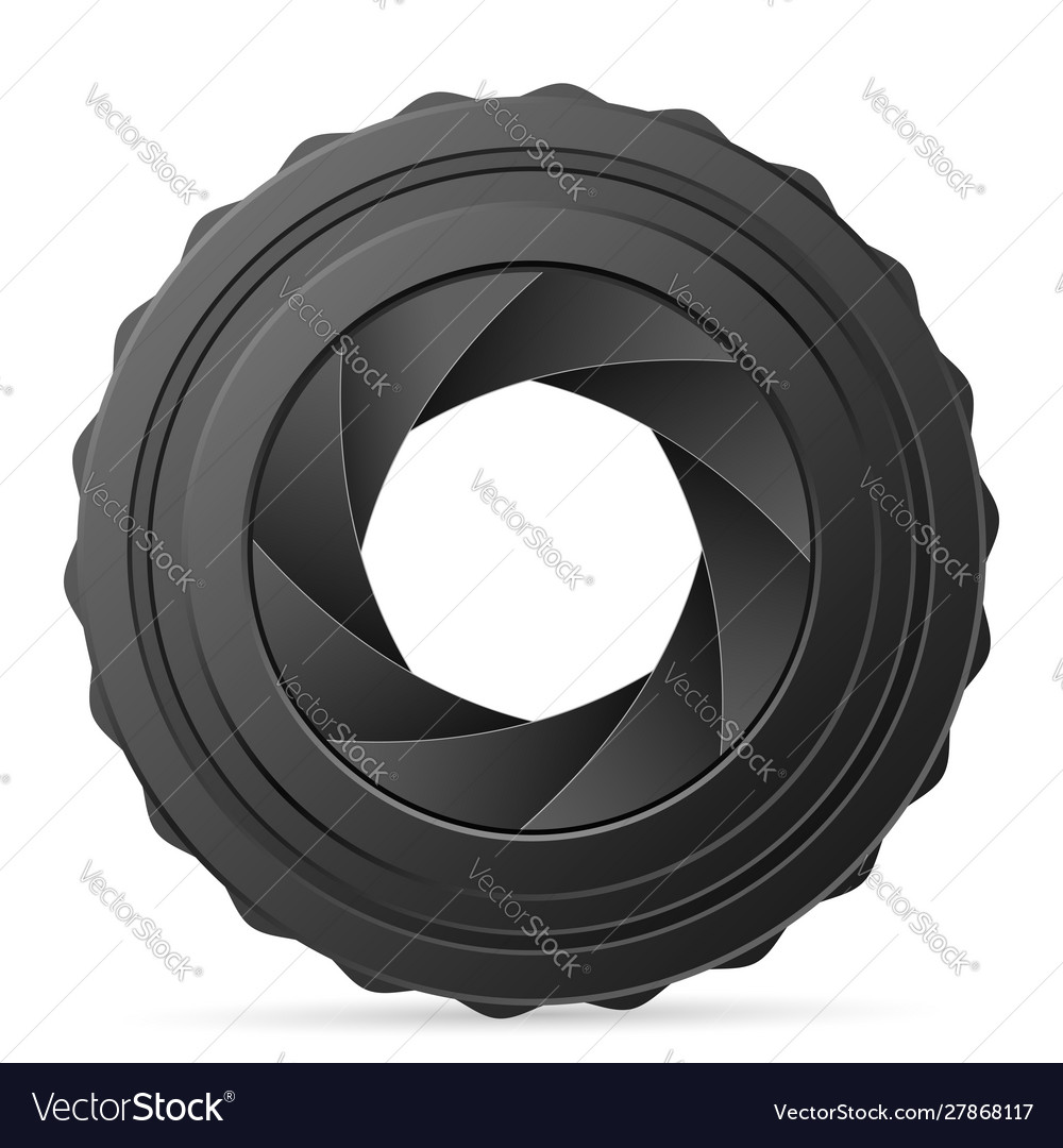 Camera shutter Royalty Free Vector Image - VectorStock