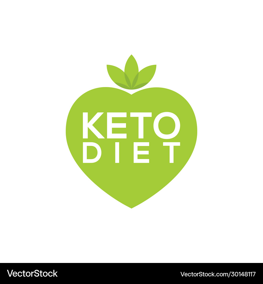 Ketogenic diet logoketo icon stamp Royalty Free Vector Image
