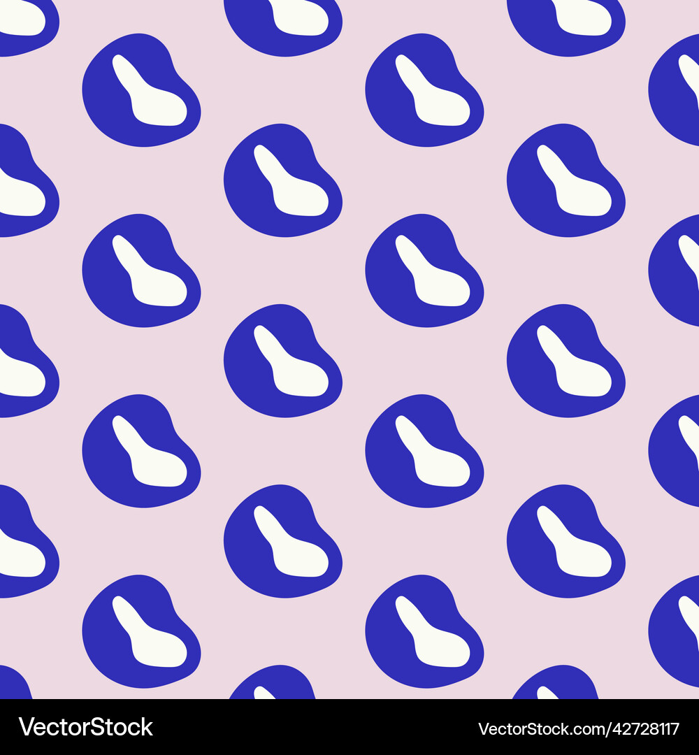 Modern doodles seamless pattern in trendy color Vector Image