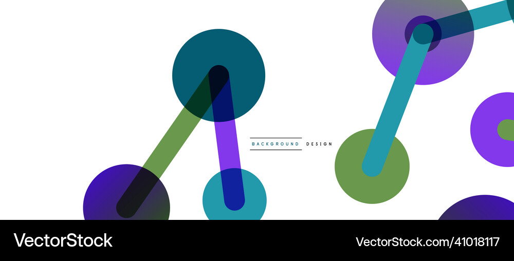 Network concept abstract background dots Vector Image