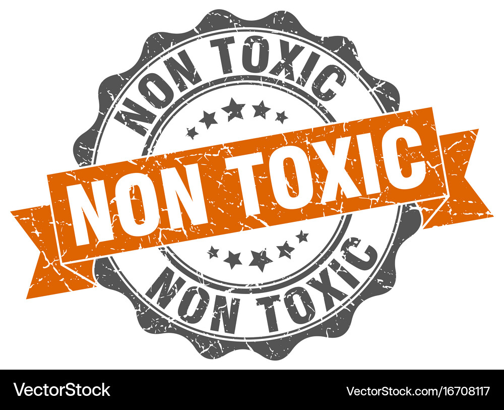 Non toxic stamp sign seal Royalty Free Vector Image