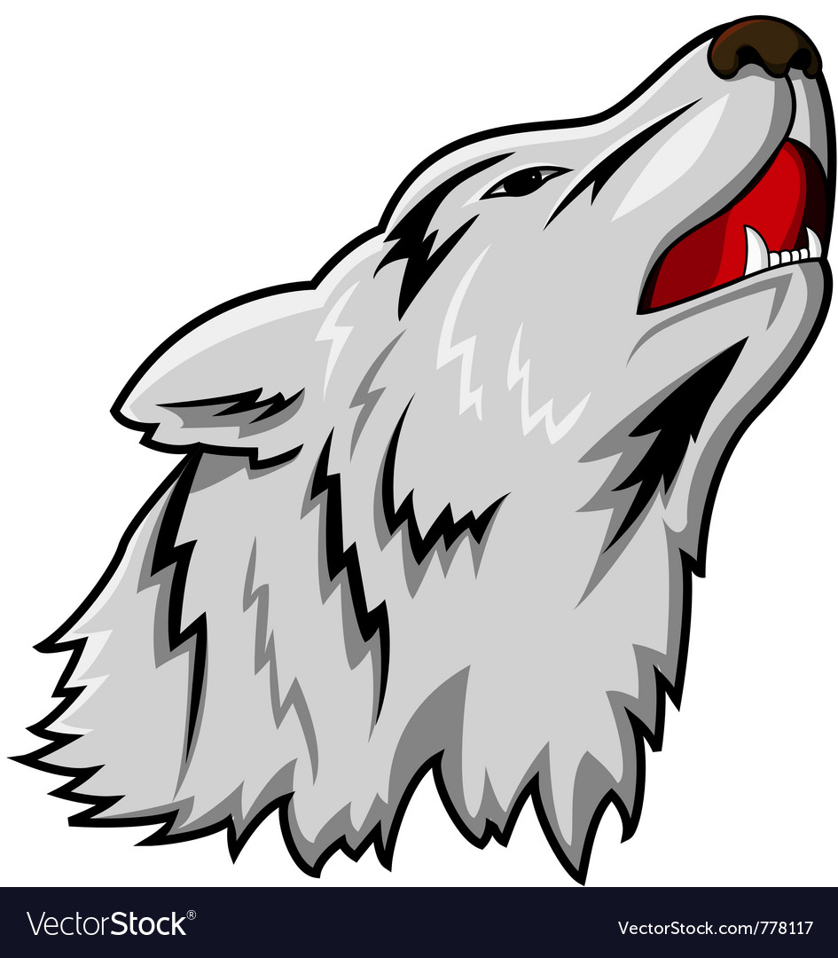 Wolf head Royalty Free Vector Image - VectorStock