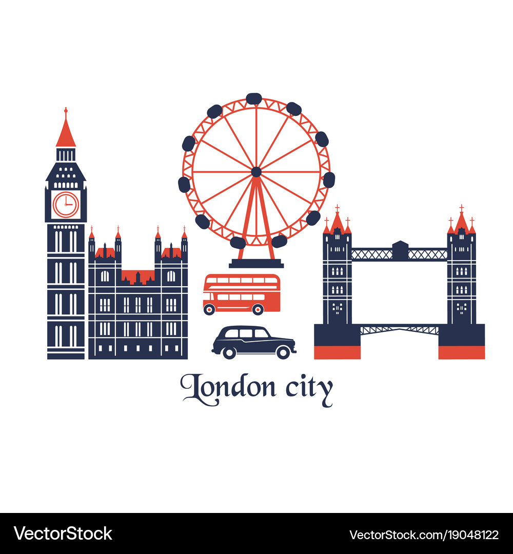 London architecture london architecture Royalty Free Vector