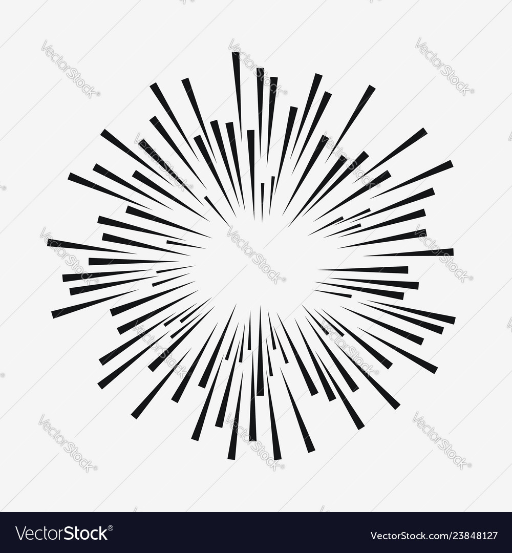 Comic explosion effect Royalty Free Vector Image