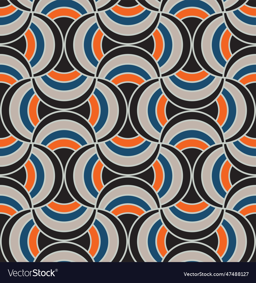 Dynamic circles pattern Royalty Free Vector Image