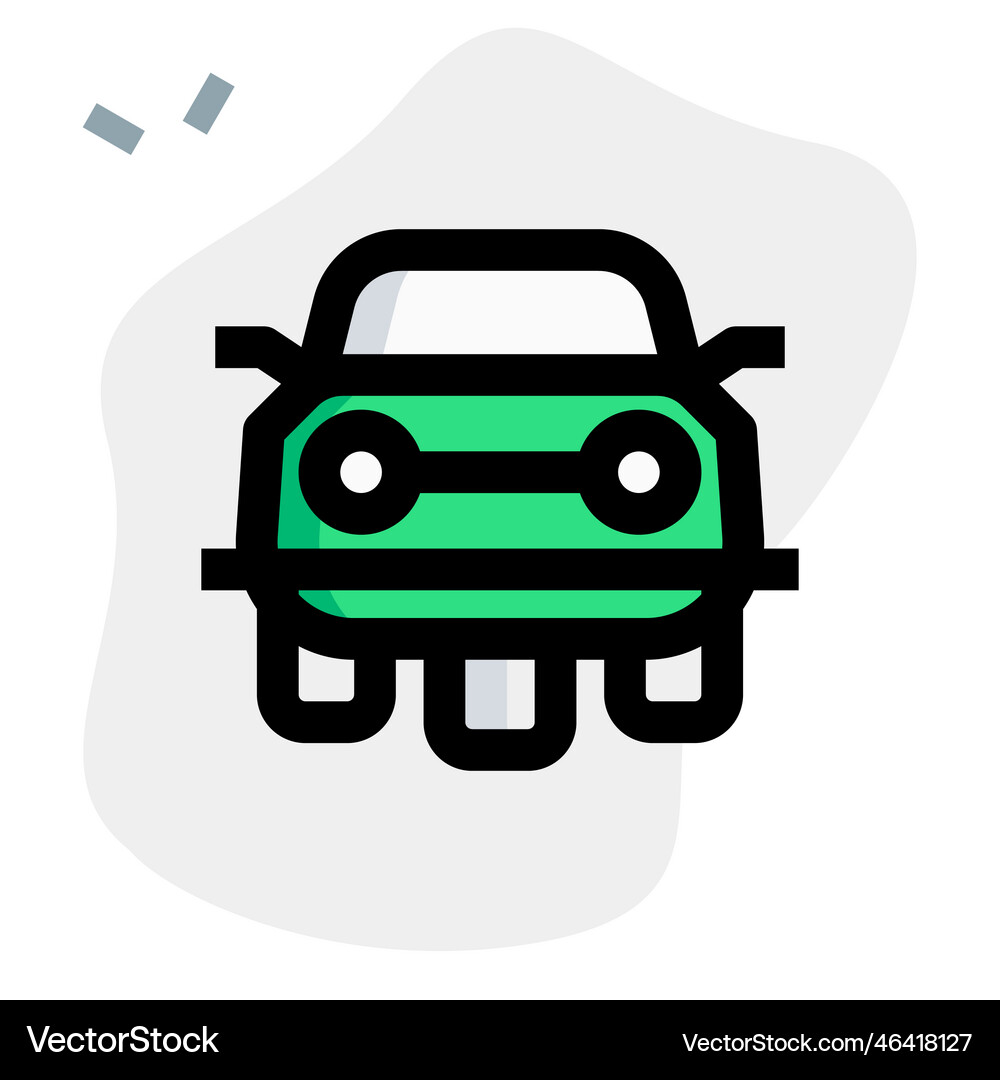 Mid-sized spacious car for travel and trips Vector Image