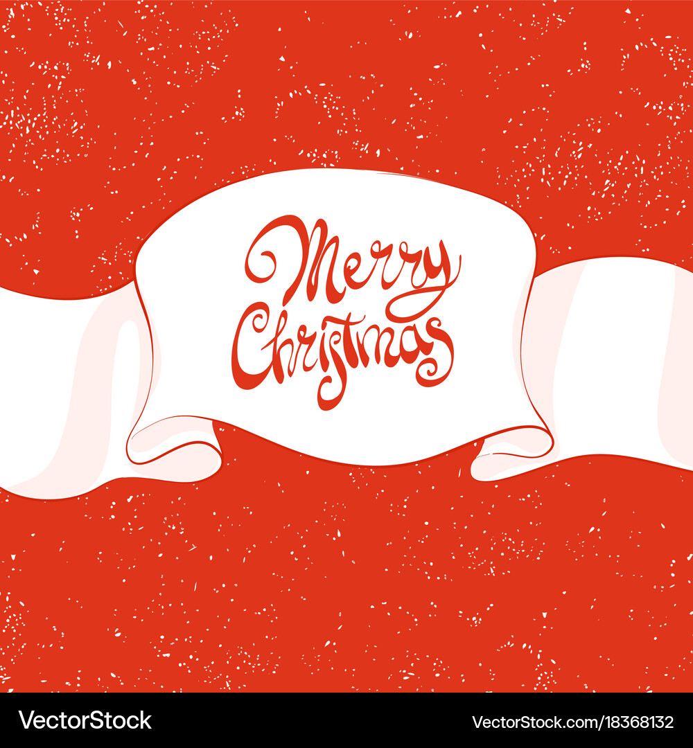 Beautiful christmas inscription Royalty Free Vector Image