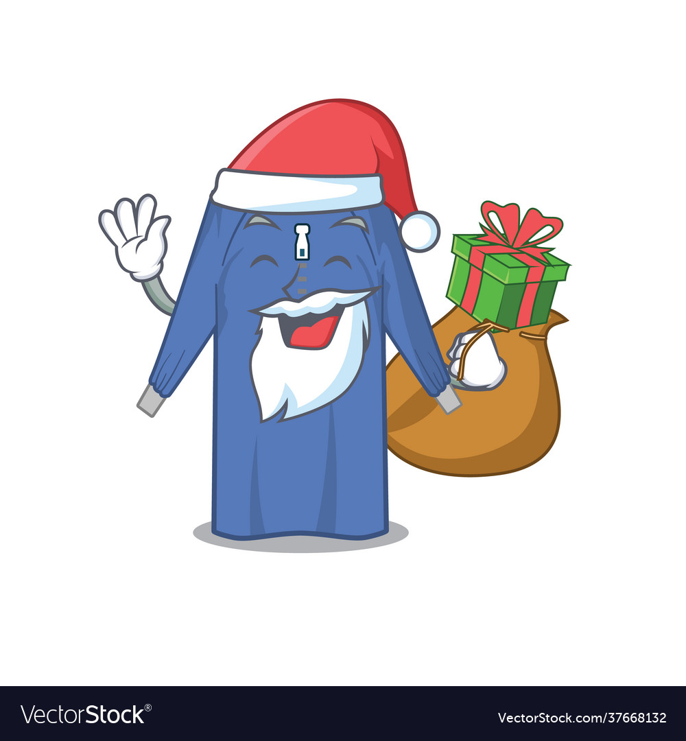 Cartoon design disposable clothes santa having Vector Image Cartoon design disposable clothes santa having Vector Image