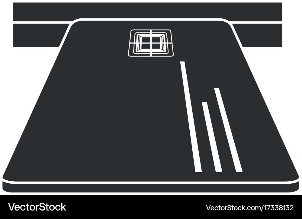 Credit card with slot Royalty Free Vector Image