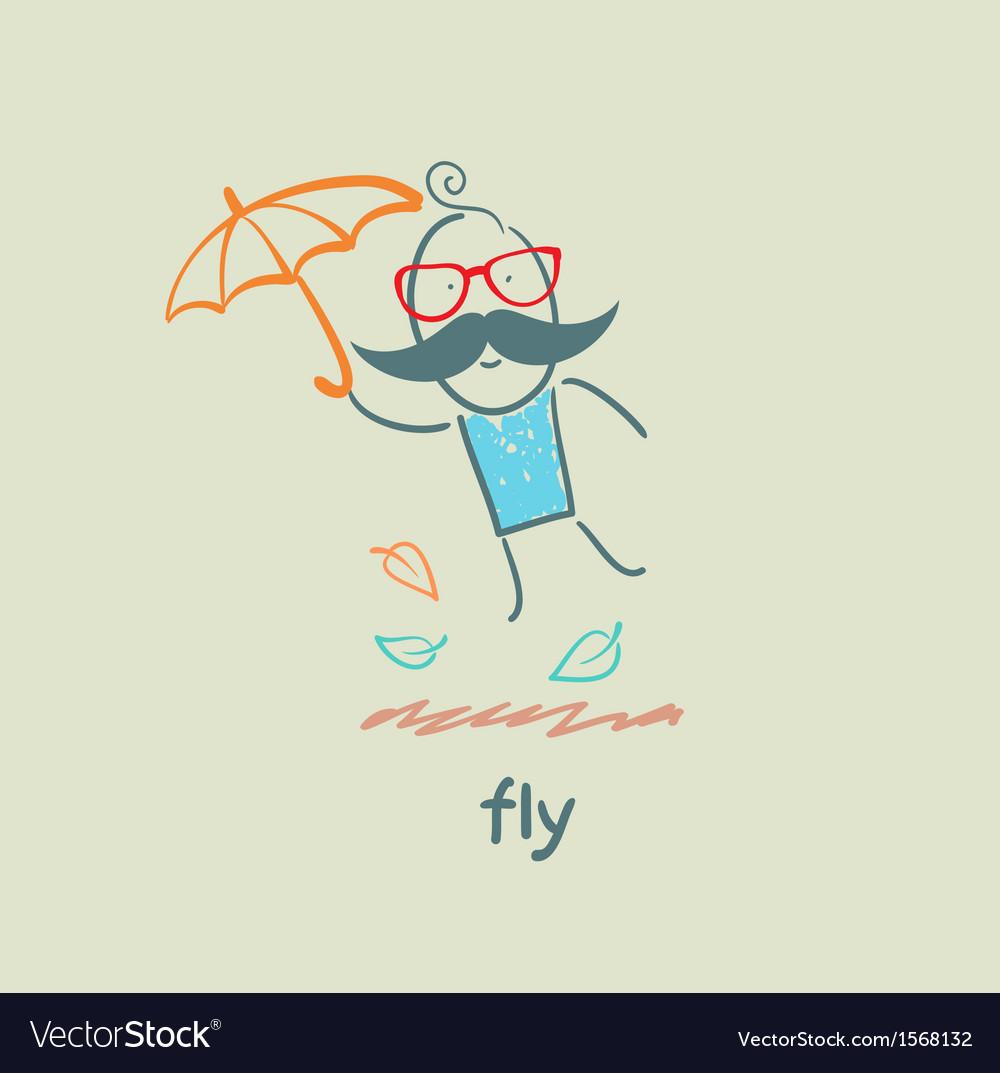 Fly Royalty Free Vector Image - VectorStock