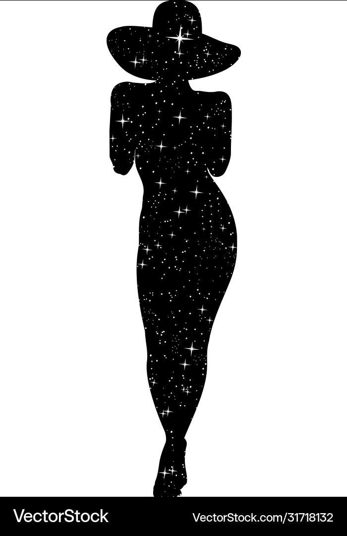 Girl star 0003 Royalty Free Vector Image - VectorStock