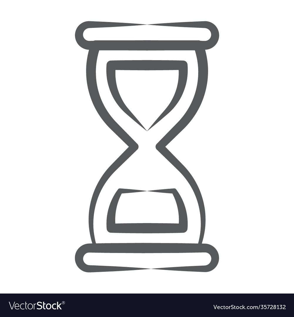 Hourglass Royalty Free Vector Image Vectorstock