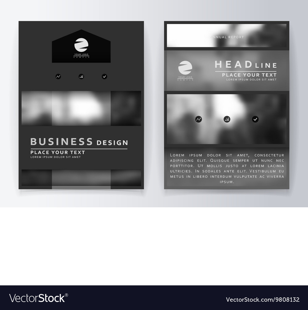 Layout design template Royalty Free Vector Image