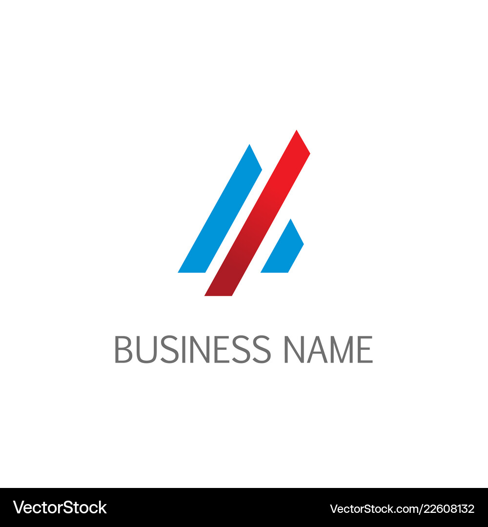 Line future business company logo Royalty Free Vector Image